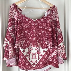 Devlin | Tops | Devlin Chelsea Blouse In Shiraz Tapestry | Poshmark